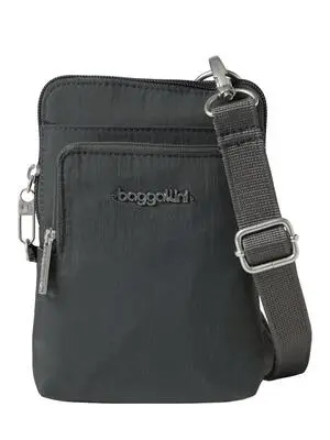 BAGGALLINI Securtex Anti-Theft Activity Small Crossbody Bag Charcoal