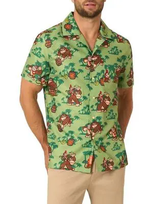 Opposuits Donkey Kong™ Camp Shirt - Green Multi