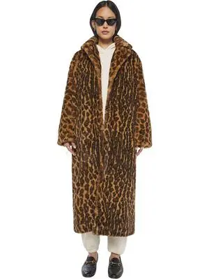 SPRWMN SPRWMN Iris Leopard Print Coat