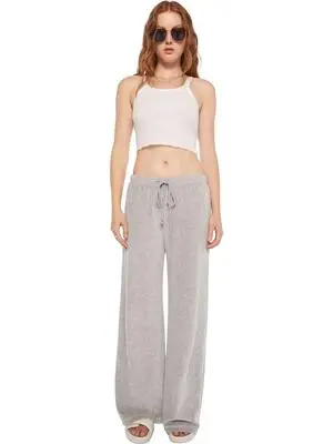 Xirena Manon Velour Pants - Grey