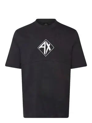 Armani Exchange Logo-print Cotton T-shirt - Blue