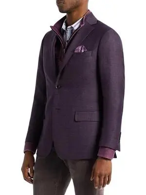 ROBERT GRAHAM Men & Apos;s Woodson Tailored Fit Two-button Blazer