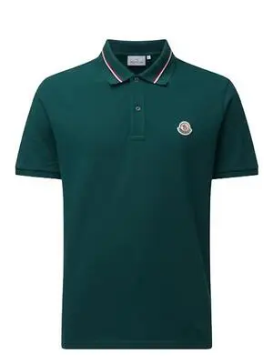 Moncler Logo Polo Shirt - Green