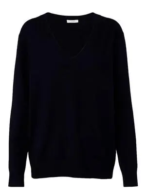 Vince Cashmere V-neck Sweater - Blue