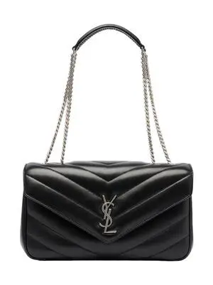 Saint Laurent Loulou Medium Shoulder Bag - Black