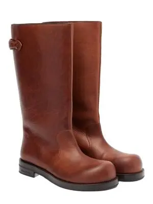 Acne Studios Beshay Leather Mid-calf Boots - Brown