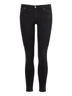 Ag Low-rise Skinny Jeans - Black