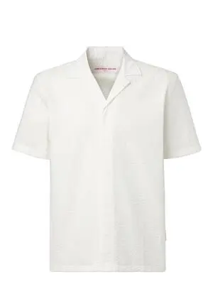 Orlebar Brown Maitan Cotton Bowling Shirt - White