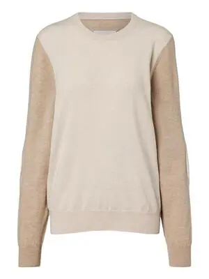 MAISON MARGIELA Wool Sweater - Beige