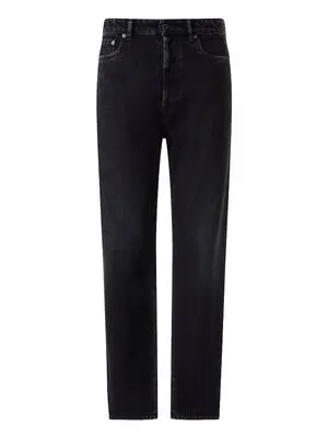 Miu Miu Mid-rise Straight Jeans - Black