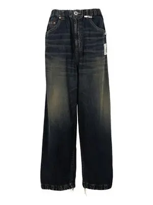 Mihara Yasuhiro Indigo Jeans - Blue