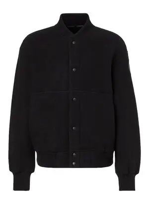 Canada Goose Hudson Wool-blend Bomber Jacket - Black