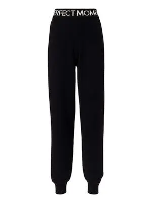 Perfect Moment La Tour Wool-blend Sweatpants - Black