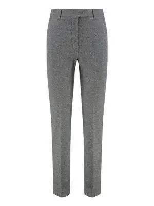MAX MARA STUDIO Cigarette Trousers - Grey
