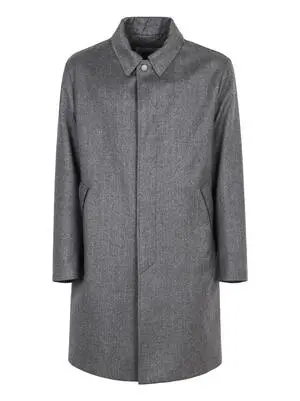 Canali Wool Coat - Grey