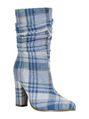 AZALEA WANG Mathias Bootie - Blue Multi
