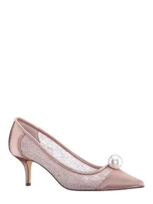 Nina Bence Pointed Toe Pumps - Honey