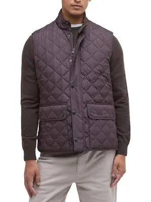 Barbour Diamond Quilted Vest - Black Oak