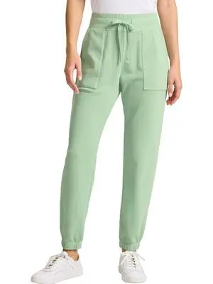 Tommy Bahama Cotton Fleece Joggers - Granite Green