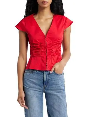Princess Polly Indulgence Corset Top - Red