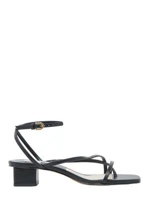 DOLCEVITA Karlos Strappy Sandals - Black Leather