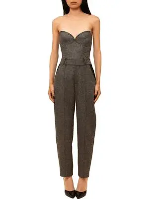 CONTESSA MILLS Tailored Wool Trouser - Grey