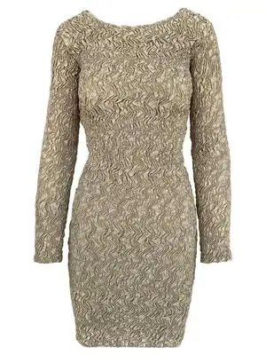 CONTESSA MILLS Blair T-Shirt Dress Dark Champagne