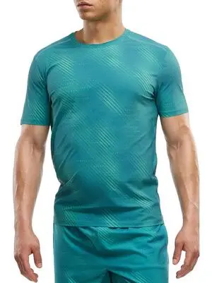 PELOTON Interlock Short Sleeve Run Tee - Twinkling Rays