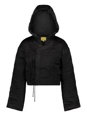 SAEMDI Embroidered Padded Jacket - Black