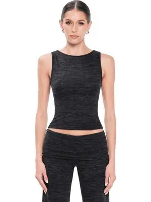 OW Nita Knit Tank Top - Dark Grey