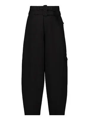 SAEMDI Belted Wide Leg Trousers