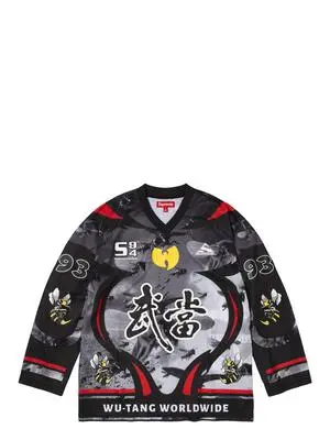 Supreme X Wu-tang Clan Hockey Jersey - Black