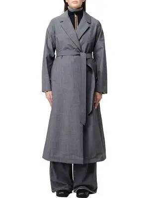 K-WAY K-Way Belted Coat Grey