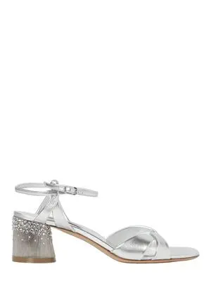 Casadei Heeled Sandals - Silver