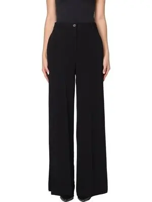 SEMICOUTURE Wide Leg Trousers - Black