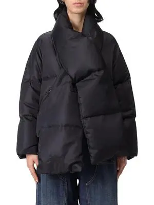 MAISON MARGIELA Puffer Jacket With Integrated Scarf - Black