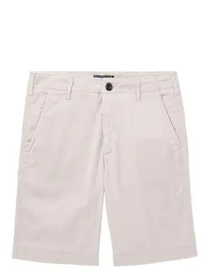 Vilebrequin Ponche Straight-Leg Lyocell-Blend Gabardine Shorts Beige