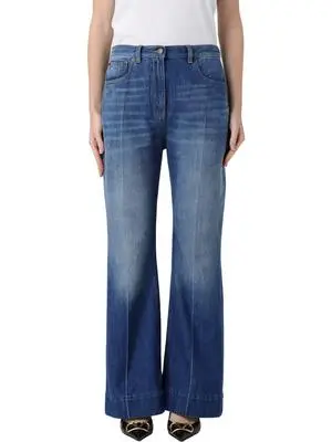 Valentino Garavani Wide Leg Jeans - Blue