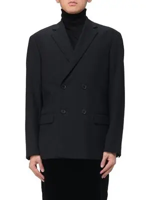Armani Exchange Double Breasted Blazer - Black