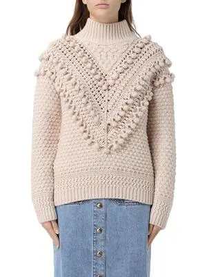 Zimmermann Textured Knit Sweater - Beige