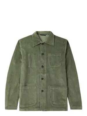 Sid Mashburn Cotton-corduroy Overshirt - Green