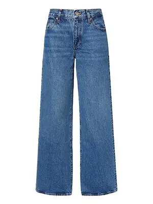 FRAME The Stroll Wide-leg Denim Jeans - Partridge