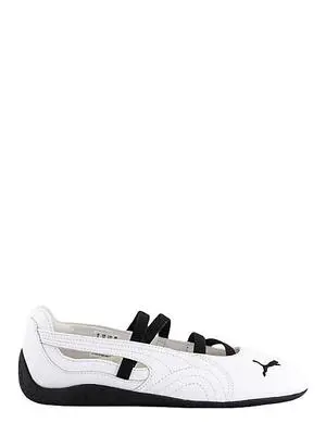 PUMA Leather Low-top Trainers - Puma White Puma Black