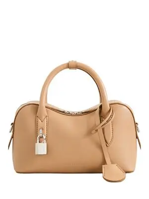 Stella McCartney Stella Ryder Small Embossed Bag - Honey