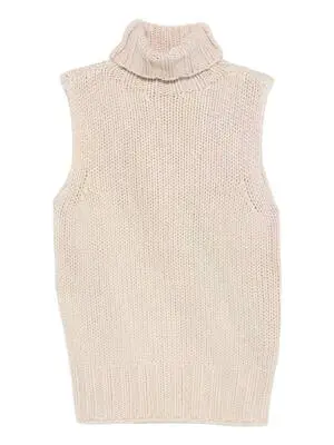 ELY ELY Turtleneck Vest - Neutrals