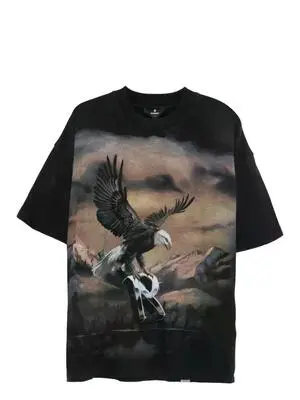 REPRESENT Eagle Graphic T-shirt - Black
