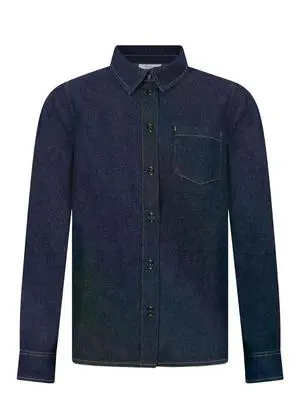 Maison Kitsuné Shirt With Pocket - Blue