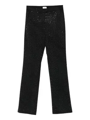 Andamane Crystal Embellished Trousers - Black