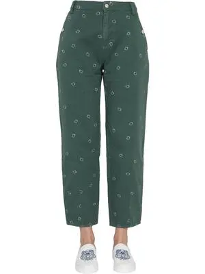 Kenzo Printed Pants - Green