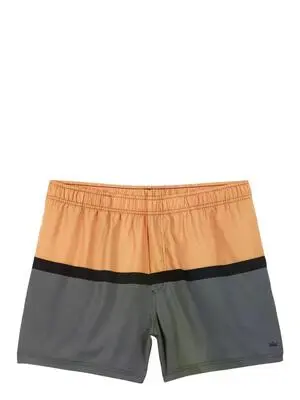 OSKLEN Stripe-panel Swim Shorts - Grey